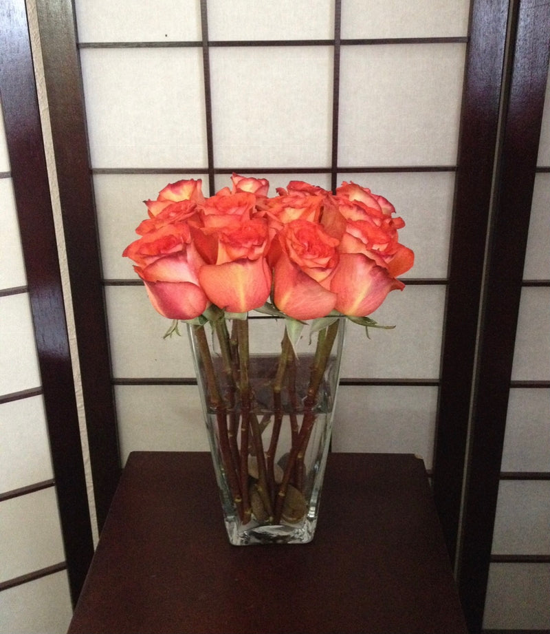 Pave Style Roses Orange – Cherry Creek Custom Floral